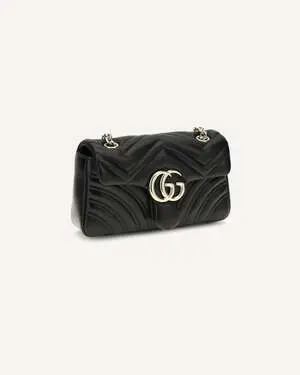 Gucci Gg Marmont Small Shoulder Bag - Black