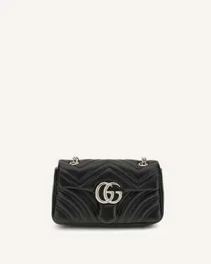 Gucci Gg Marmont Small Shoulder Bag - Black