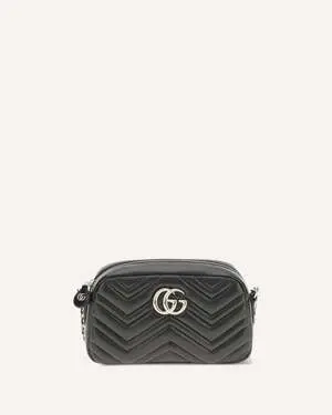 Gucci Gg Marmont Shoulder Bag - Black