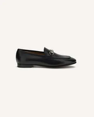 Gucci Jordaan Loafers With Horsebit Detail - Black