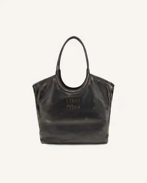 Miu Miu Ivy Leather Tote Bag