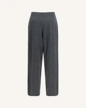 Brunello Cucinelli Cashmere Wide-leg Pants - Grey