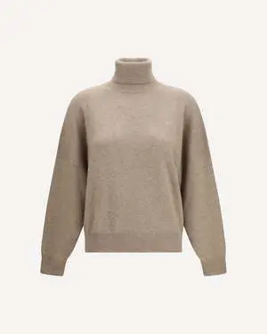 Brunello Cucinelli Cashmere Turtleneck Sweater - Brown