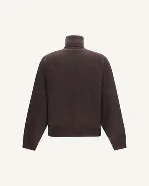Brunello Cucinelli Cashmere Cropped Turtleneck Sweater