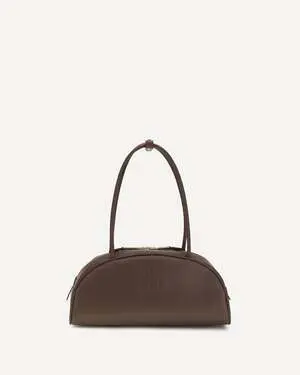 Miu Miu Beau Leather Shoulder Bag - Brown