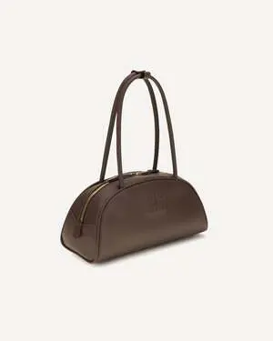 Miu Miu Beau Leather Shoulder Bag - Brown