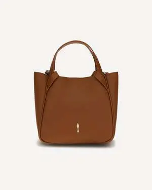 CHRISTIAN LOUBOUTIN Mini Bettina Tote - Brown