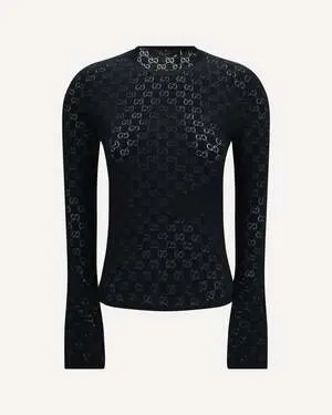 Gucci Gg Dévoré Cotton T-shirt - Black