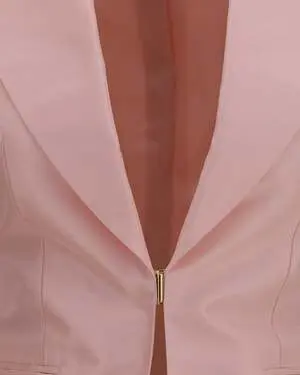 Gucci Silk Faille Jacket - Pink