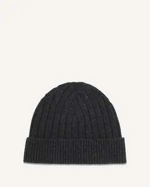 Kiton Wool Beanie Hat - Grey