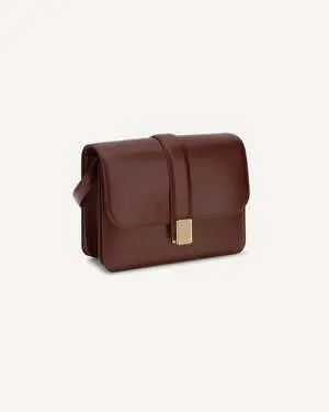 Khaite Blake Shoulder Bag - Bordeaux