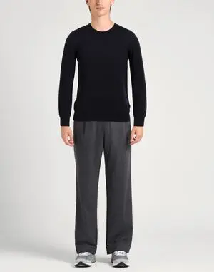 GRAN SASSO Midnight Virgin Wool Crewneck Sweater