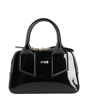 N°21 N°21 Patent Leather Bowler Bag Black
