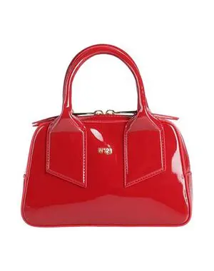 N°21 N°21 Patent Leather Bowler Bag Red
