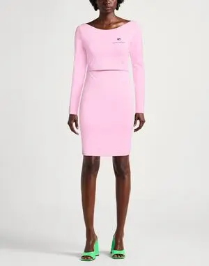 CHIARA FERRAGNI Mini Dress With Long Sleeves And Boat Neckline