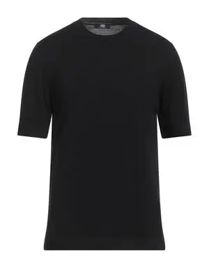 Alpha Studio Merino Wool Sweater - Black