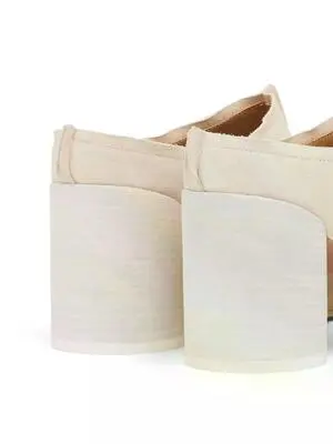 MAISON MARGIELA Beige Leather Suede Mules