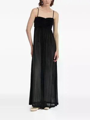 Bite Studios Ruched A-line Maxi Dress