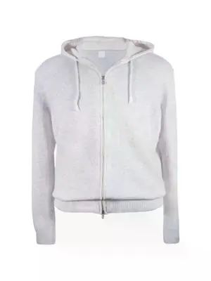 Eleventy Cashmere Zip-up Hoodie
