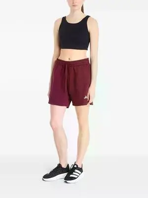 Adidas Studio Fleece Drawstring Shorts