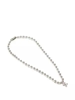 Off-White Arrow Ball-chain Necklace - Silver