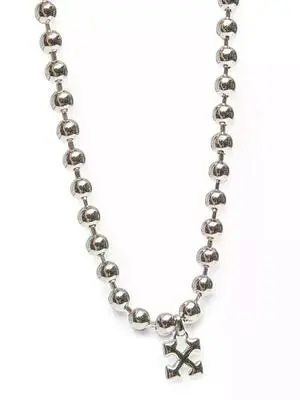 Off-White Arrow Ball-chain Necklace