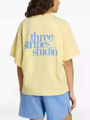 Adidas Studio Boyfriend Logo-print T-shirt