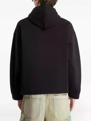 WASTED Graphic Print Zip-up Hoodie
