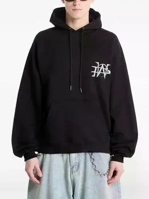 WASTED Logo Print Hoodie