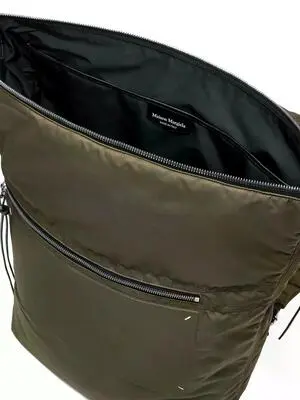 MAISON MARGIELA White Stitches Backpack - Brown