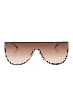 Alaïa Shield Sunglasses - Brown