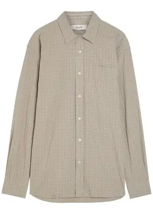 FORET Checked Cotton Shirt