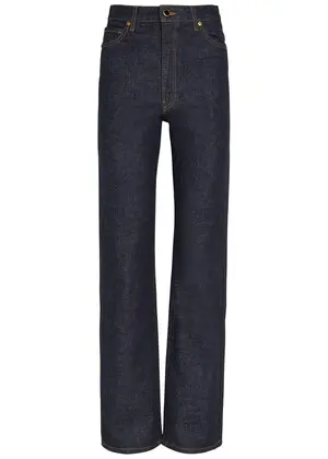 Khaite Danielle Slim Straight-leg Jeans