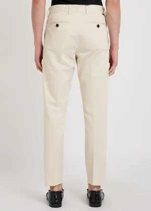 TOM FORD Tapered-leg Cotton Trousers