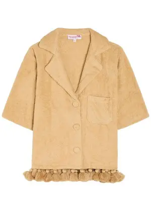 Cap D'antibes Antonia Tasseled-hem Terry Shirt