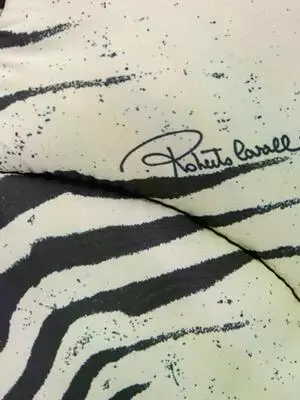 Roberto Cavalli Firenze Zebra-print Quilted Tote Bag