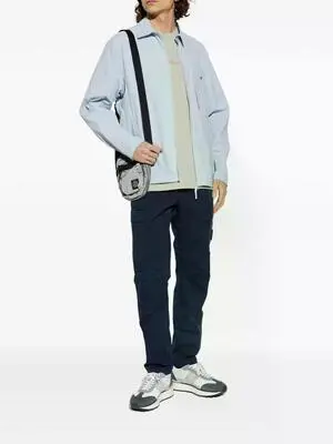 Stone Island Zip-up Chest-pocket Shirt