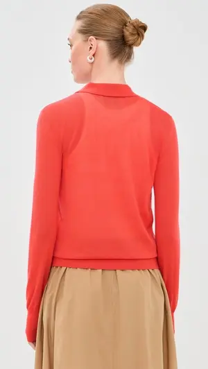 TWP Cashmere Polo Sweater