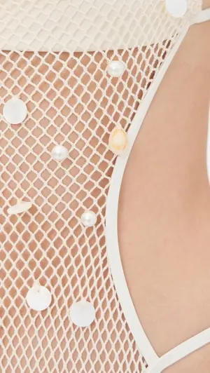 L*Space Embellished Cut Out One Piece Swimsuit