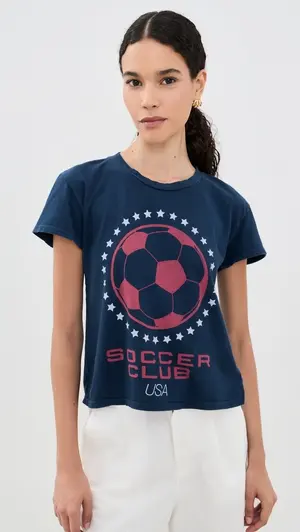 The Original Retro Brand Soccer Club Usa Fitted T-shirt