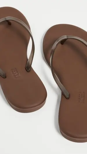 Tkees Aqua Jelly Flip Flops - Brun