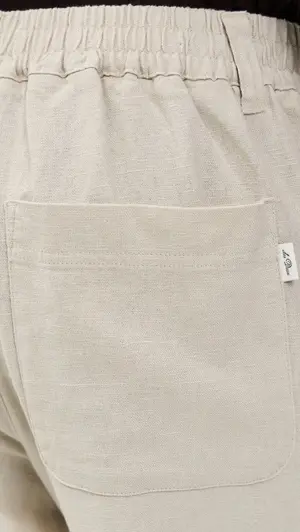LES DEUX Linen Comfort Suit Pants