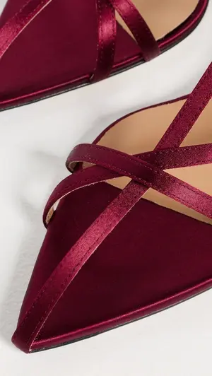 JIL SANDER Satin Cage Sandals