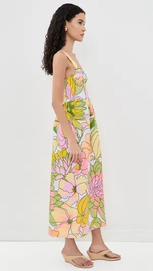 Farm Rio Floral Maxi Dress