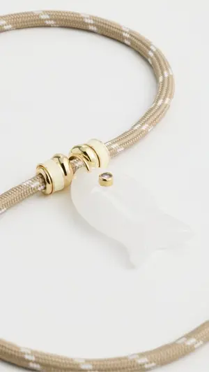LACEY RYAN Two-toned Paracord Fish Pendant Necklace