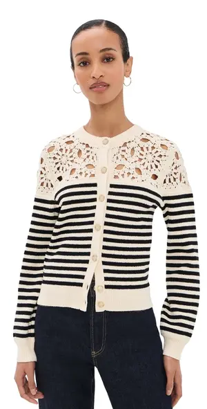Frame Crew Neck Cardigans For Women
