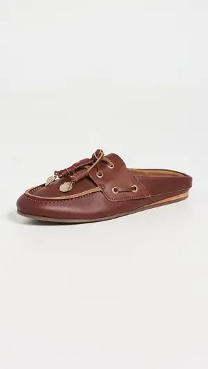 ANCIENT GREEK SANDALS Naveta Boat Shoe Mules