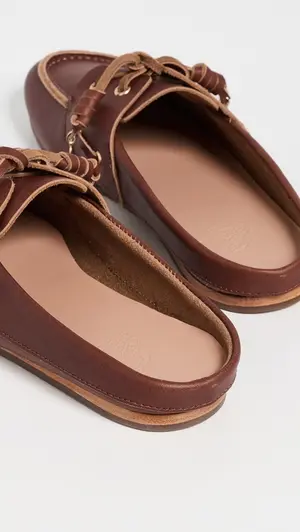 ANCIENT GREEK SANDALS Naveta Boat Shoe Mules