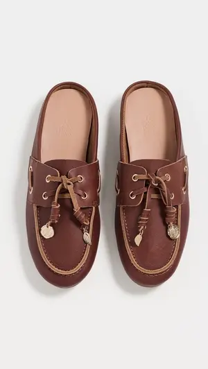 ANCIENT GREEK SANDALS Naveta Boat Shoe Mules