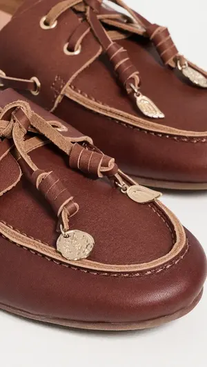 ANCIENT GREEK SANDALS Naveta Boat Shoe Mules
